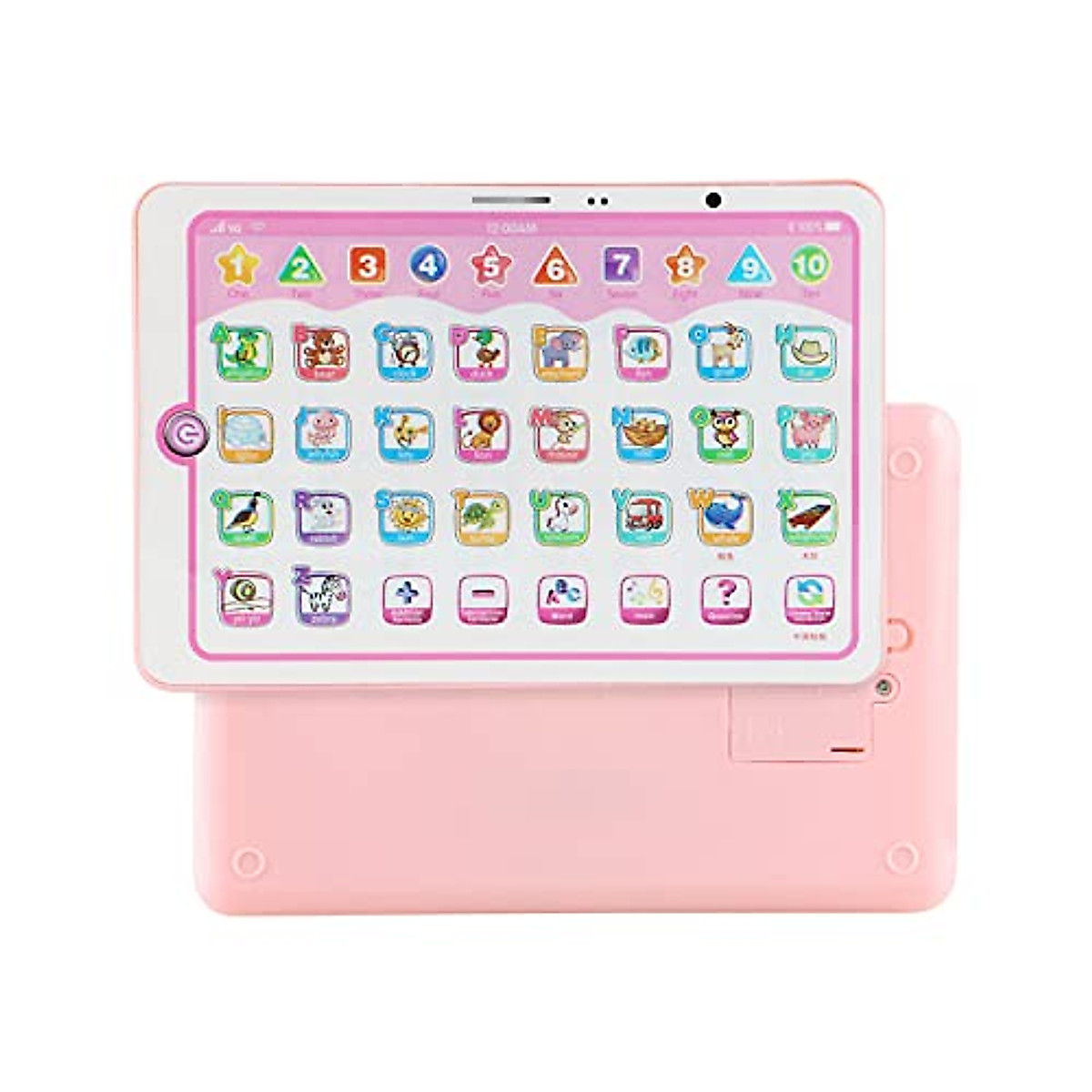 High Definition Pattern Kids Tablet Boys Learning Tablet Pc, Numbers, Math, Early Development Interactive Electronic Toy Baby Toys for Boys and Girls