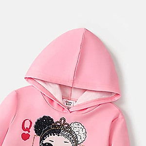 L.O.L. Surprise! Girls Tops Hoodies Long Sleeve Fashion Sweatshirts Pullover Hooded Girls Clothes Pink