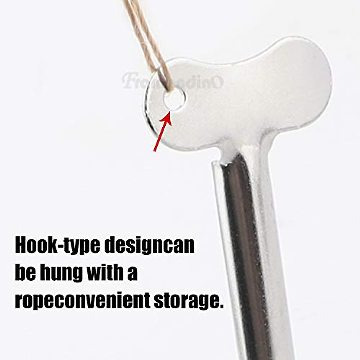 Framendino, 10 Pack Stainless Steel Tube Squeezer Toothpaste Squeezer Keys Dispenser Roller for Toothpaste Cosmetic Silver