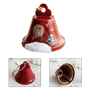 5pcs Christmas Bell, Christmas Jingle Bell Hanging Decoration for Home Garden Christmas Tree Decor(Size:8x8cm)