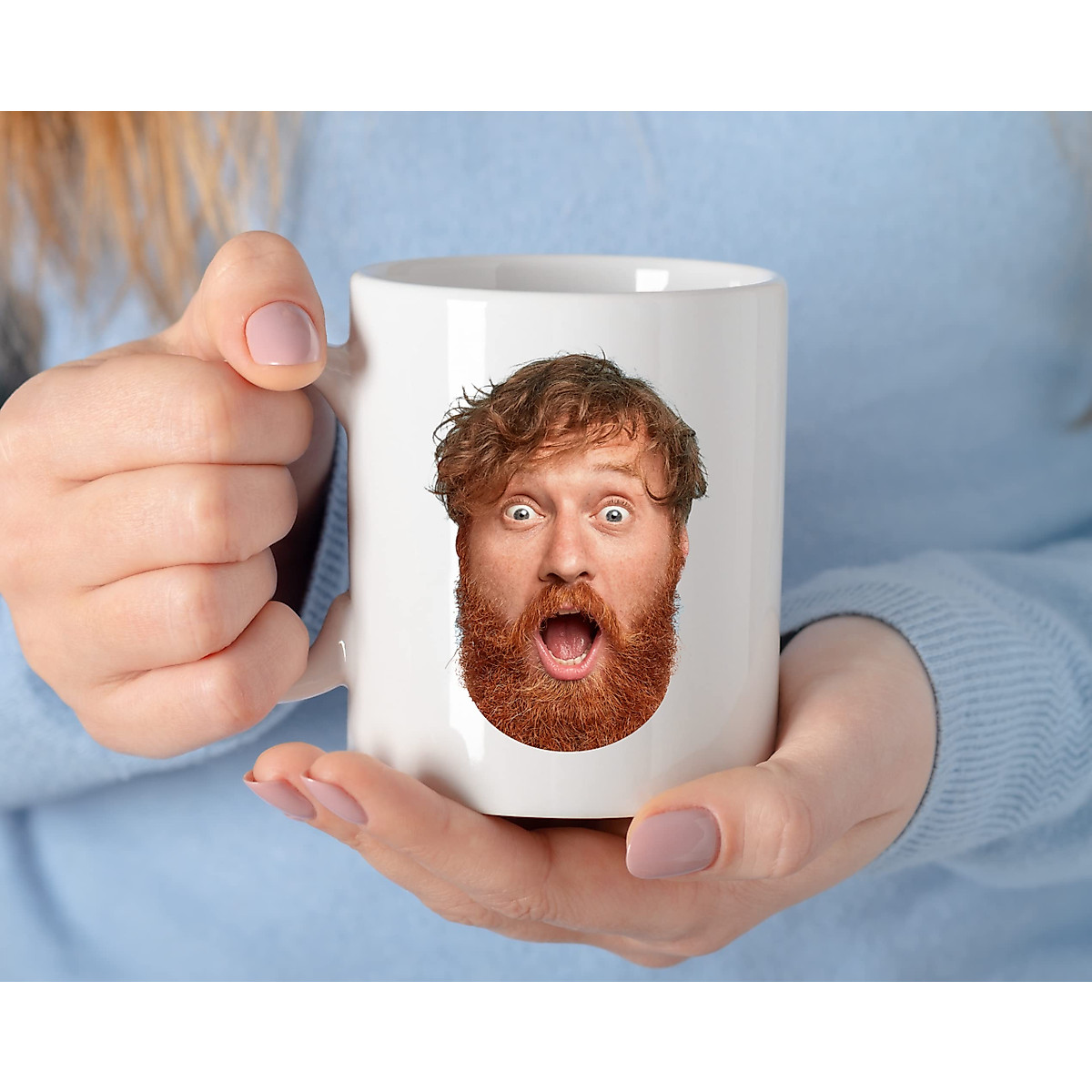 Customized Face Stickers - Portrait | Sheet with 14 Stickers | Personalized - Picture Decals | Waterproof | Funny Photo Stickers | Fancy Gift Idea