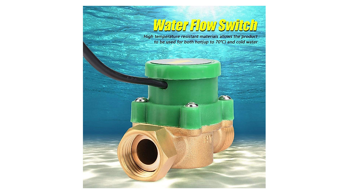 Water Flow Switch G1/2 - Automatic Pump Control for Hot & Cold Water