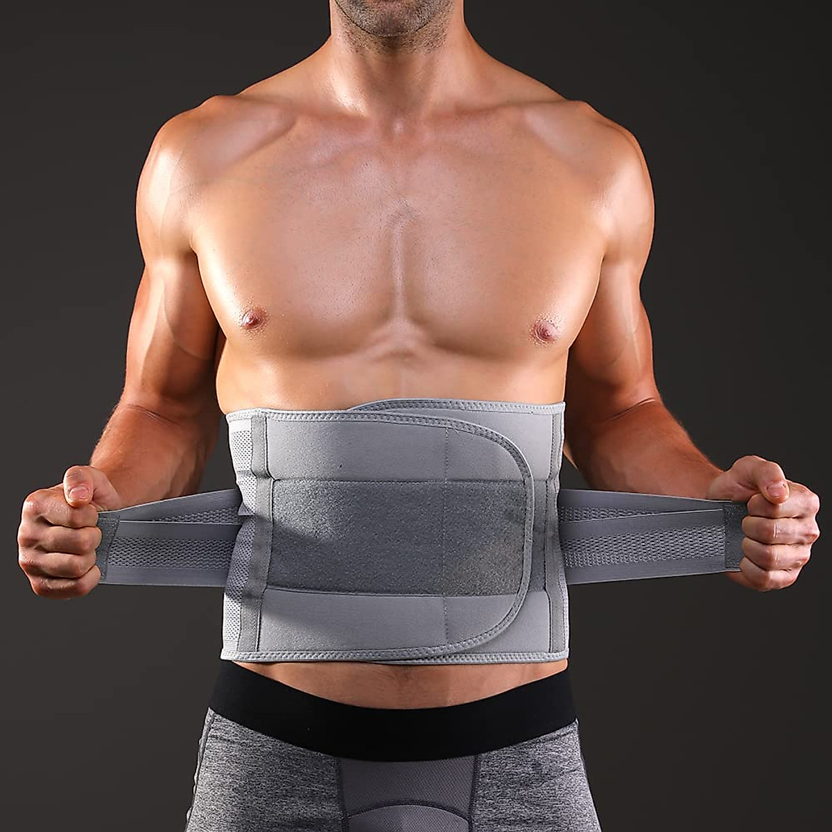 JINGBA Waist back support -Adjustable Back Waist Support Belt - Relief for Back Pain, Herniated Disc, Sciatica, Scoliosis and more! fitness sports Waist back support belts (XXL)