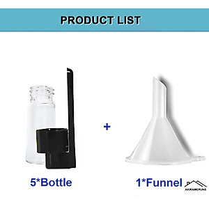 AKIRAMERUNA 6 Pcs Leak-proof Portable Pepper Shakers, Waterproof Camping Spice Containers, Mini Salt Shakers for Outdoor Activities Traveling Cooking