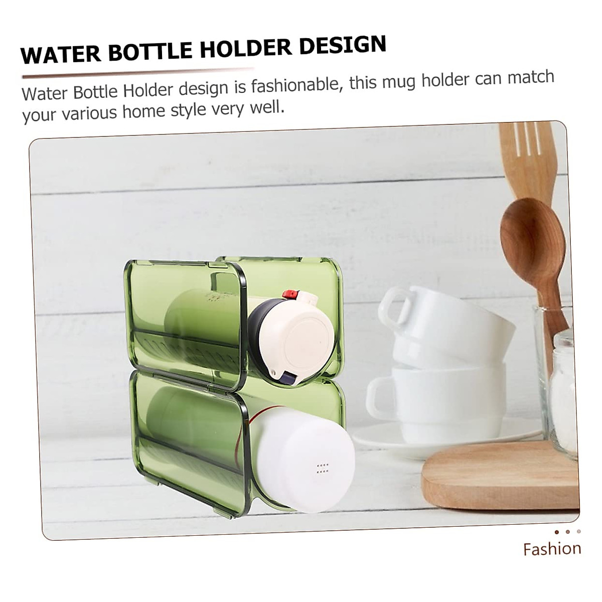 LIGHTAOTAO Plastic Cup Holder superimposed Drink Bottle Rack Household Insulation - Bottle Storage Stand Desktop Cup Stackable Bottle Holders Shelf Drink Bottle Organizer