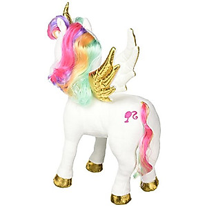 Just Play Barbie Dreamtopia Rainbow Unicorn Plush, Multicolor