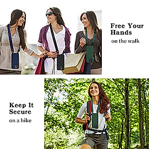 VooDirop Compatible with iPhone 13 Pro Max Case Crossbody Phone Case with Strap Neck Lanyard Adjustable Shockproof Drop Protection Silicone Phone Cover for iPhone 13 Pro Max 6.7’’ Black