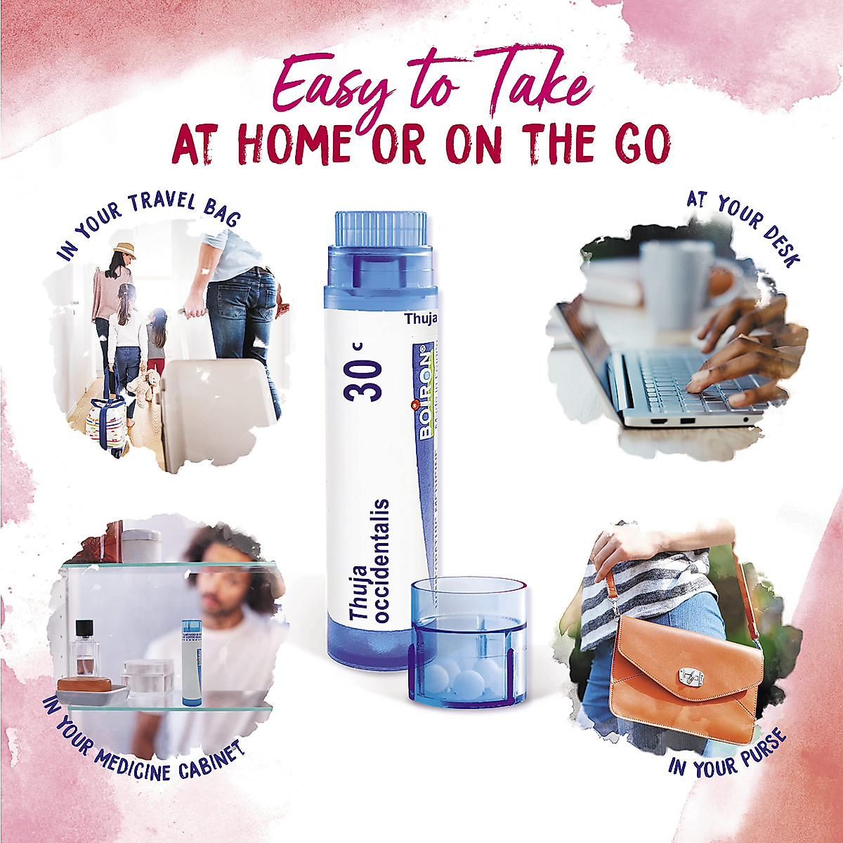 Boiron Thuja Occidentalis 30C Wart Removal Homeopathic Medicine for Painless Removal of Warts from Plantar (Feet), Hands, and Other Bodily Warts -80 Count (Pack of 3)