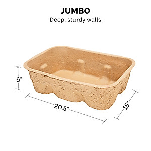 Kitty Sift 2-Pack Disposable Heavy Duty 6mm Thick Cat Litter Box - Sustainable, Clean, & Water Resistant - Jumbo, 2-Pack