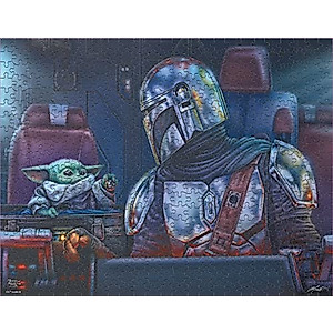 Ceaco - 4 in 1 Multipack - Thomas Kinkade - Mandalorian Collection - (4) 500 Piece Jigsaw Puzzles