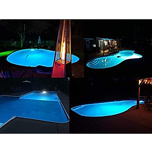 TOVEENEN LED Pool Light Bulb 120V 65W 6500lm High Bright White 6500K Replacement for Pentair Hayward 500W Inground Pool Light