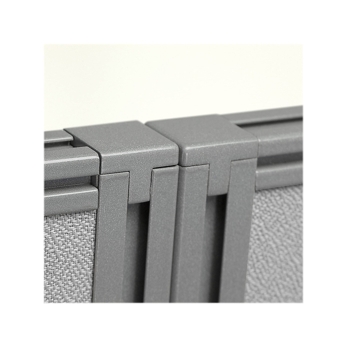 Bush Business Furniture Double Cubicle Desk with Privacy Panels | Easy Office Collection Two Person L Shaped Table | 60Dx120Wx45H