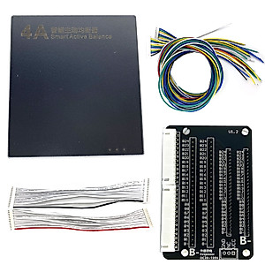 4A Active Equalizer 1mv Precision 8S 10S 14S 16S 20S 22S 24S 24V 48V Li-on Lifepo4 LTO Lithium Battery Capacitor Balancer with Docking Adapter