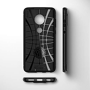 Spigen Rugged Armor Designed for Moto G7 Case/Designed for Moto G7 Plus Case (2019) - Matte Black