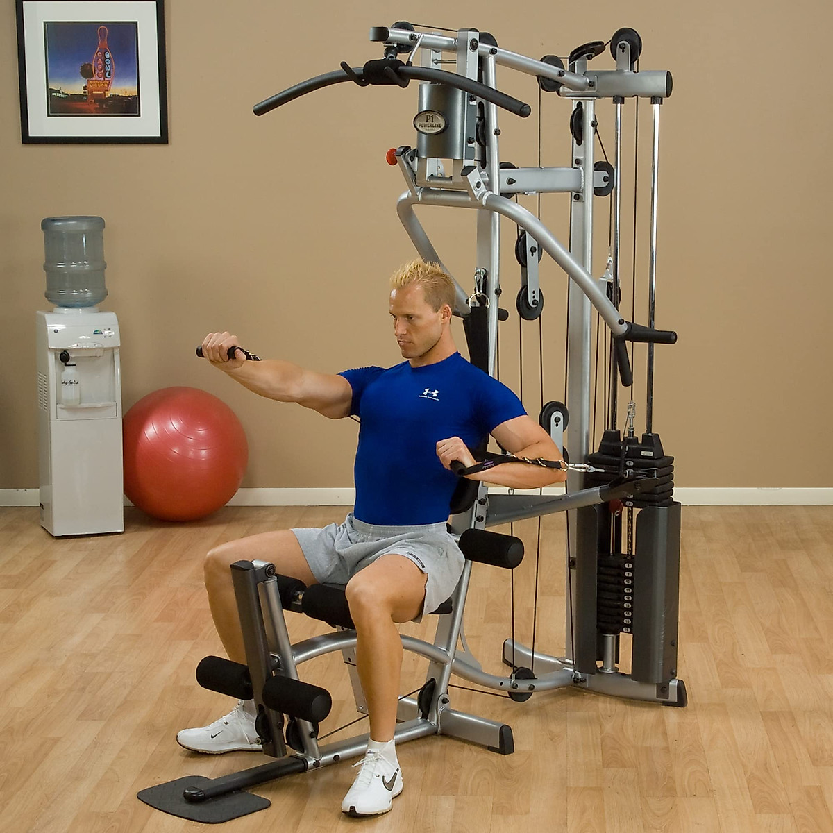 Body-Solid Powerline P2LPX210 Home Gym Equipment with Leg Press, 210 lbs. Weight Stack