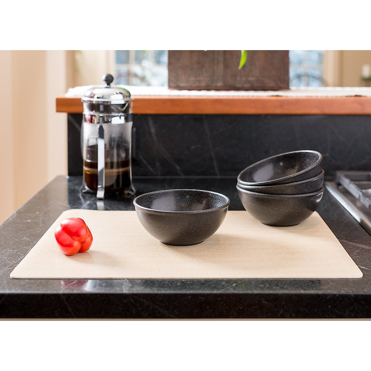 EVO Sustainable Goods 16 oz. Bowl Set, Black