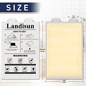 Landisun mouses Traps pests Traps Insect Traps Sticky Glue Traps Bug Traps Mosquitos Traps Adhesive Non-Toxic Traps(12pack)