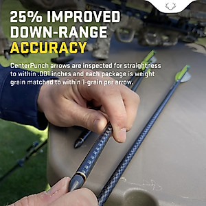 TenPoint EVO-X CenterPunch16 Premium Carbon Crossbow Arrows (6-Pack)