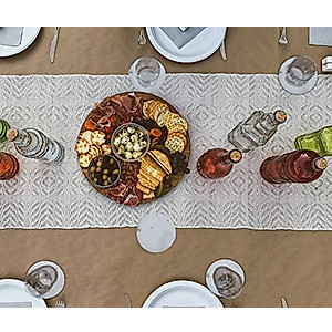 Palais Essentials Farmhouse Decor Marble Coasters for Drinks - Kitchen Table Drink Coaster Set of 4-4" Diameter (Round White)