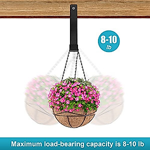 Riuog 6 Pack Steel Hook Towel Hooks Robe Hook Heavy Duty Hook with Screw Holes, for Closet, Living Room, Kitchen, Bedroom, Bathroom, Garage, etc.