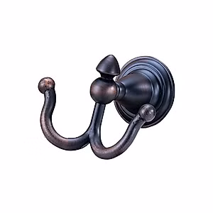 Delta Faucet Victorian Towel Hook, Robe Hook Venetian Bronze Towel Holder for Bathroom, Bathroom Accessories, 75035-RB