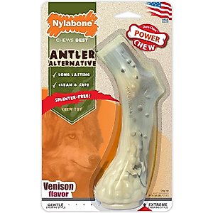 Nylabone Dura Chew Nylon Antler Dog Chew Toy, Large (4 Pack)