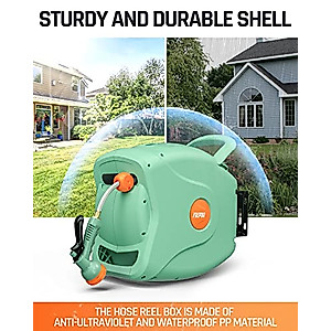 FIILPOW Automatic Pool Cleaner & 100 FT Garden Hose Reel