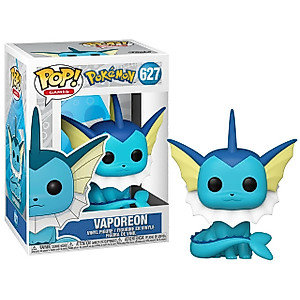 Pokemon - Vaporeon Pop! Vinyl Figure (Bundled with Compatible Pop Box Protector Case)
