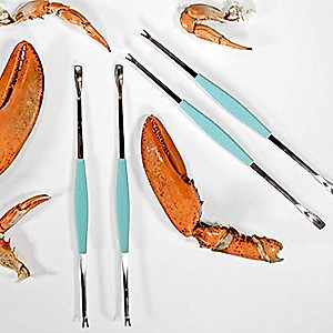 Toadfish Stainless Steel Seafood Forks Picks