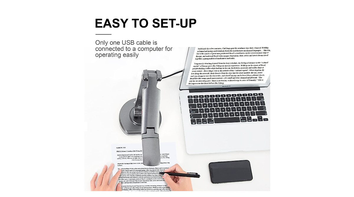 JOYUSING V500S 8MP Document Camera for Online Teaching & Web Conferencing