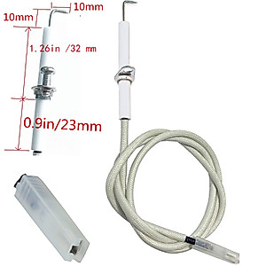 MCAMPAS 3 Packs Grill Igniter Wire kit & Ceramic Electrode Replacement Parts for Select Gas Grill Models by Aussie, BBQ Grillware and Others