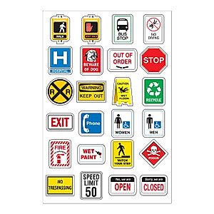Super Duper Publications | Magnetic Survival Signs Board Game | Educational Learning Resource for Children