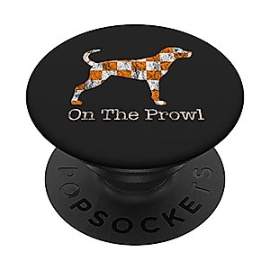 Tennessee Hound On The Prowl Vol Dog Knoxville Fan Game Gift PopSockets Swappable PopGrip
