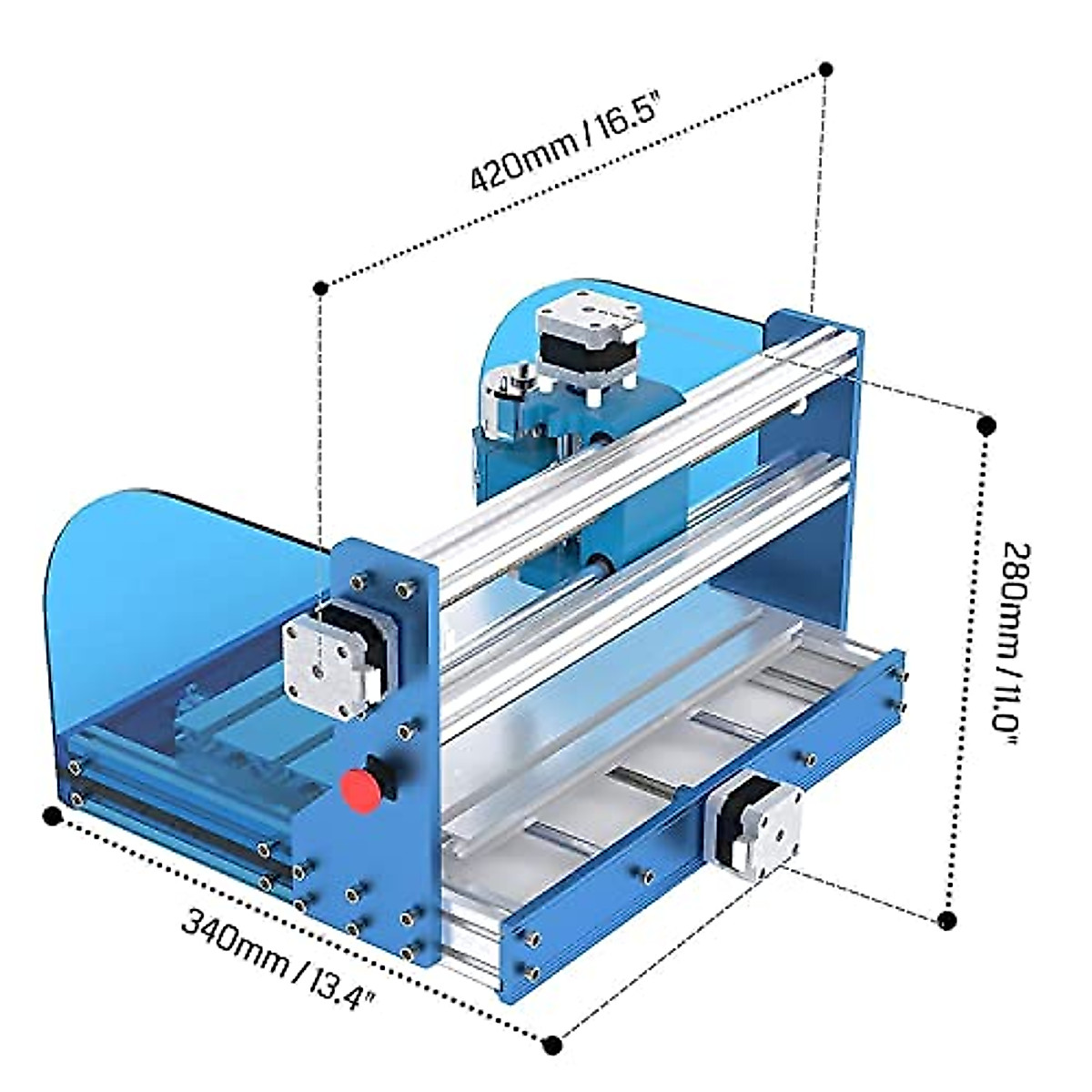 SainSmart Genmitsu CNC Router Machine 3018-PROVer Kit + 3018 Y-Axis Extension Kit for Most 3018 CNC