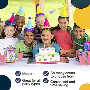 Exquisite Pink Party Cups - 50 Pack, 12 oz Each | Perfect for Celebrations