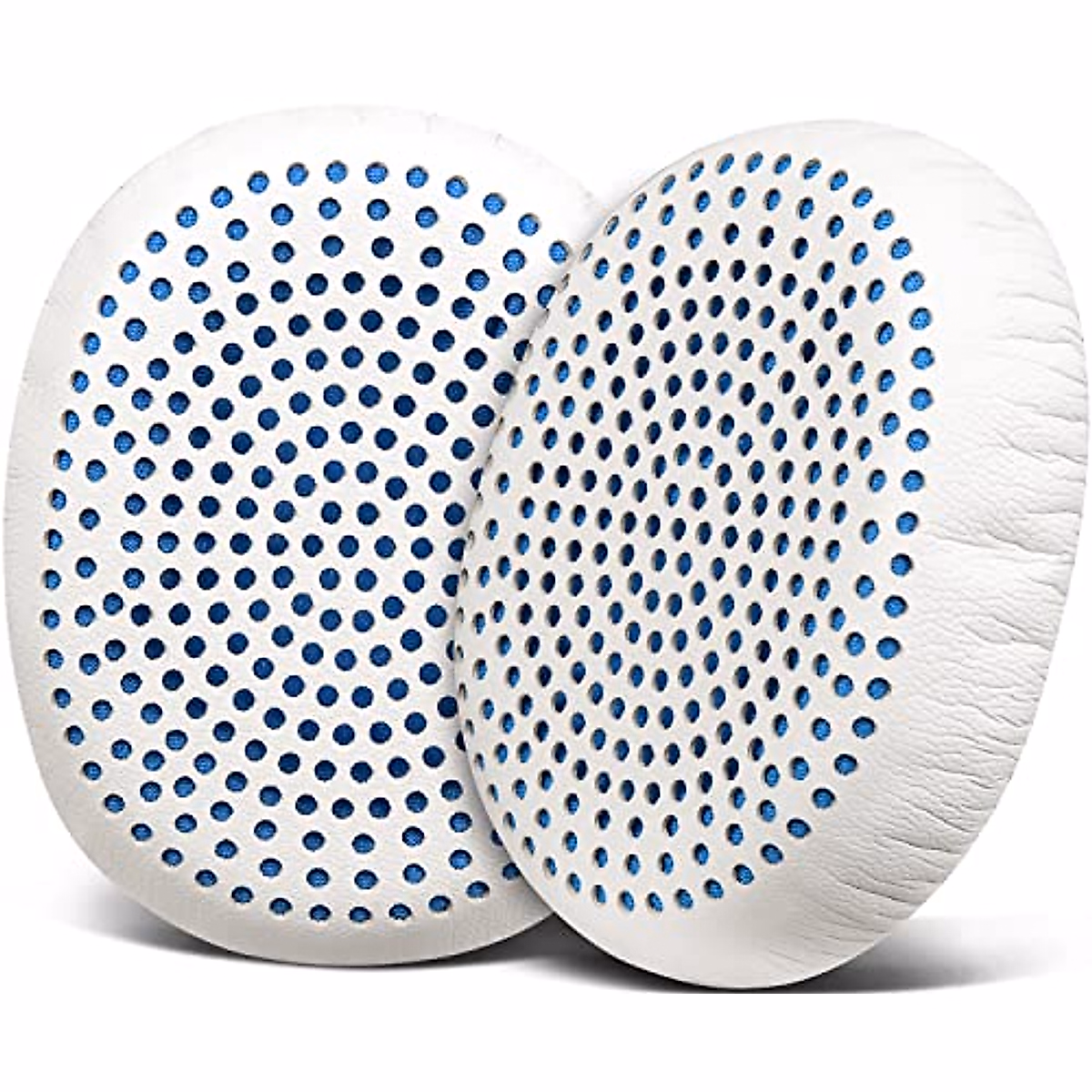 SOULWIT Earpads Replacement for Skullcandy Riff, Riff2 Wired/Wireless On-Ear Headphones, Ear Pads Cushions with Softer Leather, Noise Isolation Foam (White)