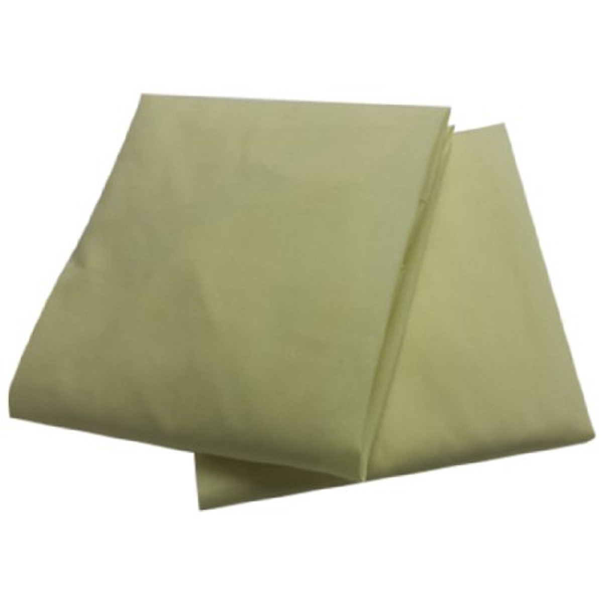 Baby Doll Bedding Solid Round Crib Sheet, Yellow, 2 Count