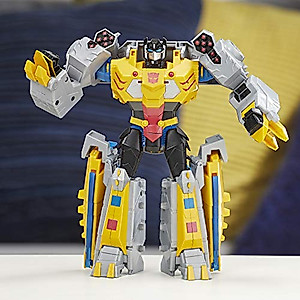 Transformers Toys Cyberverse Action Attackers Ultimate Class Grimlock Action Figure - Repeatable Seismic Stomp Action Attack - for Kids Ages 6 & Up, 11.5"