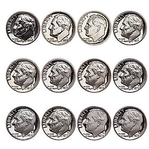 1968 S Roosevelt Dime Seller Proof