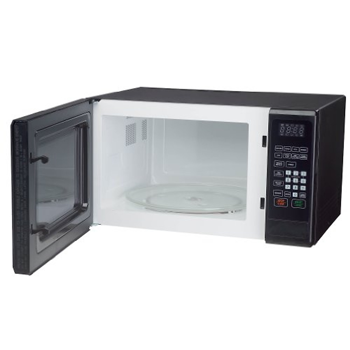 Magic Chef Black 1.1 Cu. Ft. 1000W Countertop Microwave Oven with Push-Button Door
