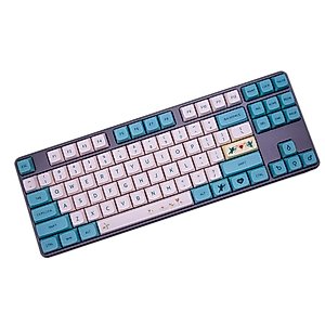 ONECAP 128 XDAS keycaps Dye-Sublimated Keycap for MX Switch Keyboards for Wired USB Mechanical Gaming Keyboard