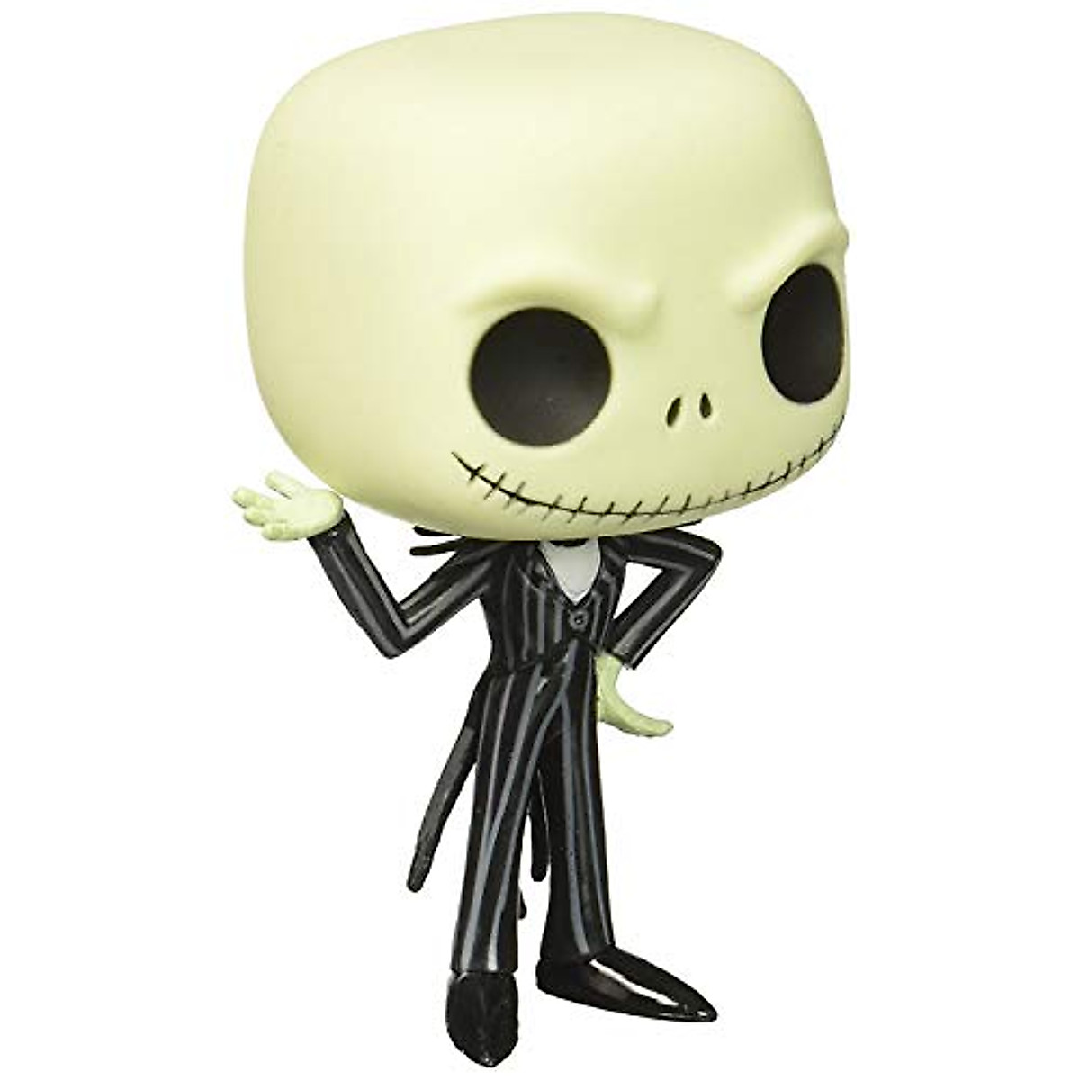 Funko POP Disney: The Nightmare Before Christmas - Jack Skellington Pop! Vinyl Figure (Bundled with Compatible Pop Box Protector Case), Multicolor, 3.75 inches