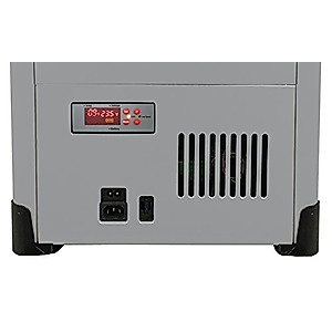 FM-452SG 45 Quart Slimfit Portable Refrigerator, AC 115V/ DC 12V Real Freezer for Car, Home, Camping, RV-8°F to 50°F, Charcoal, Gray