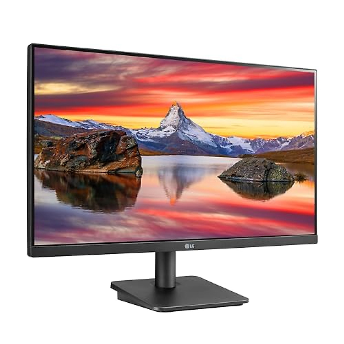 LG 24MP400-B 24” Full HD (1920 x 1080) IPS Display with 3-Side Virtually Borderless Design, AMD FreeSync and OnScreen Control – Black (Renewed)