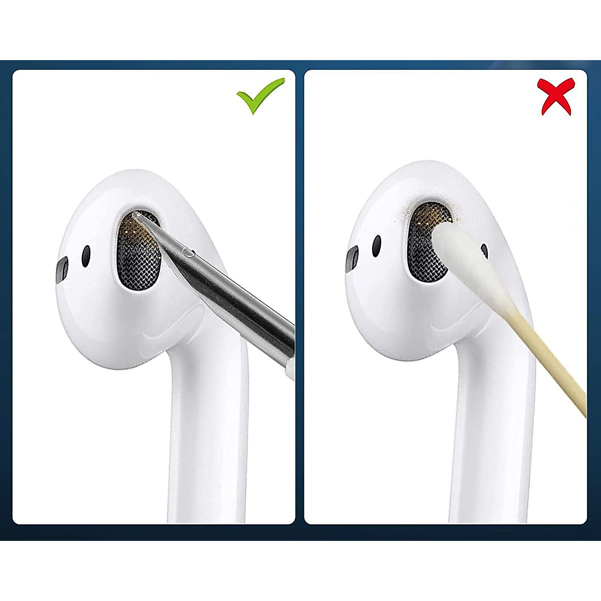 Cleaning Pen, Cleaning kit for Headphones and Cellphones, 3 in 1 Cleaning Kit for Bluetooth Airpods Case, Earbuds, Camera.