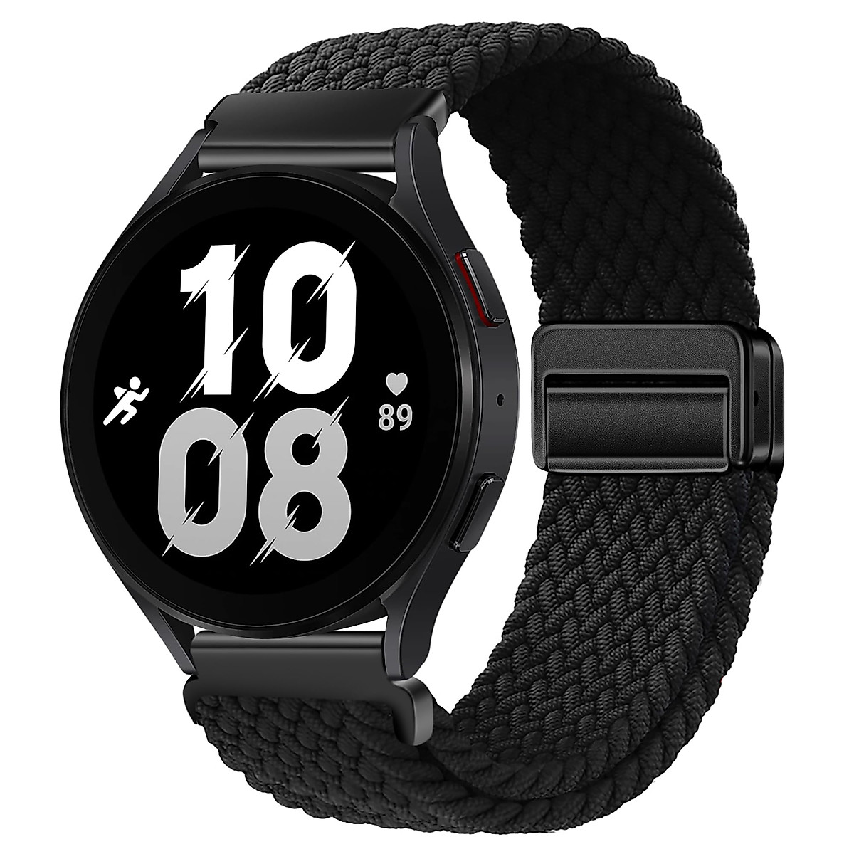 Nylon Magnetic Bands Compatible with Samsung Galaxy Watch 6/5/4/3 Pro/Classic/Sport/Gear S3/S2 Frontier/Active, 20mm & 22mm Watch Strap for Samsung Watch 47mm 46mm 45mm 44mm 43mm 42mm 41mm 40mm