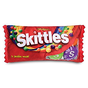 iscream Skittles Package 16" x 8.5" Pillow Set with Mini Skittles Candy Pillows