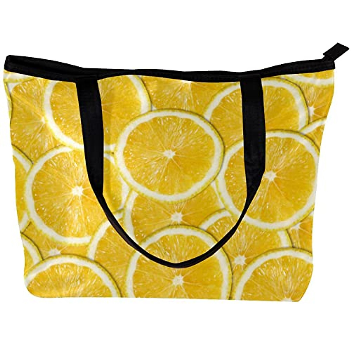 Purses for Women, Tote Bag, Handbags for Women, The Tote Bag, yellow lemon fruit pattern