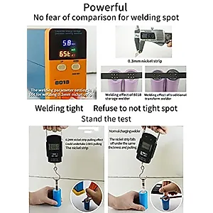 RCBDBSM Battery Spot Welder Capacitor Energy Storage Pulse Welding Machine, 11.6 KW Industrial Energy Storage Battery Welding Machine for 18650, 21700 Lithium Battery Pack Building