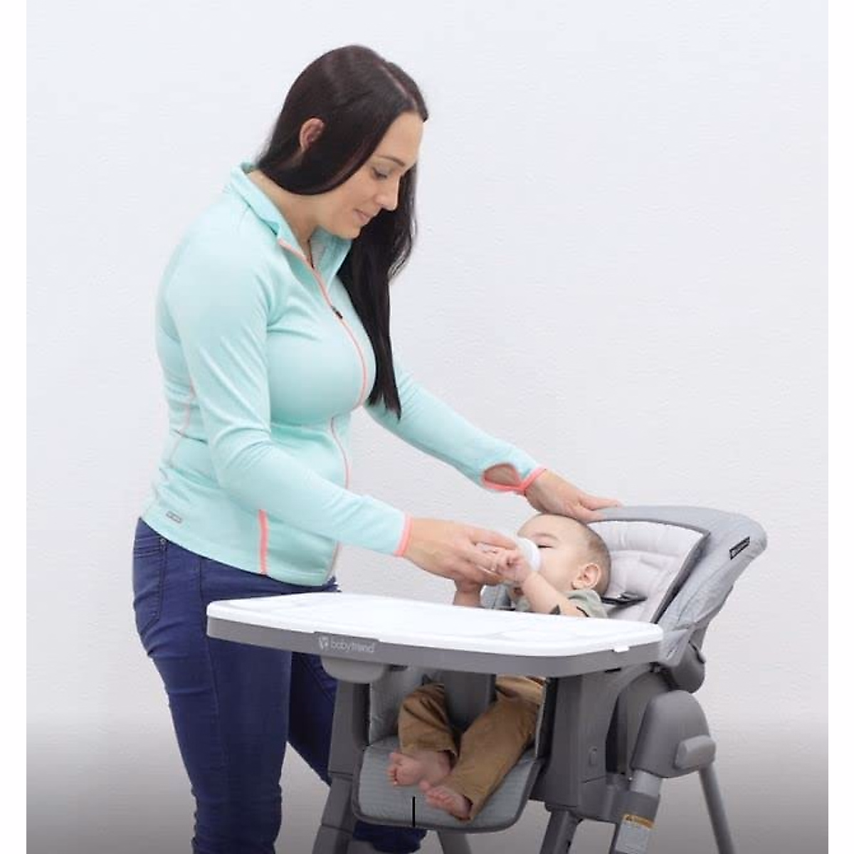 Baby Trend Dine Time 3-in 1 High Chair, Starlight Pink , 37 x 22.75 x 42.75 Inch (Pack of 1)